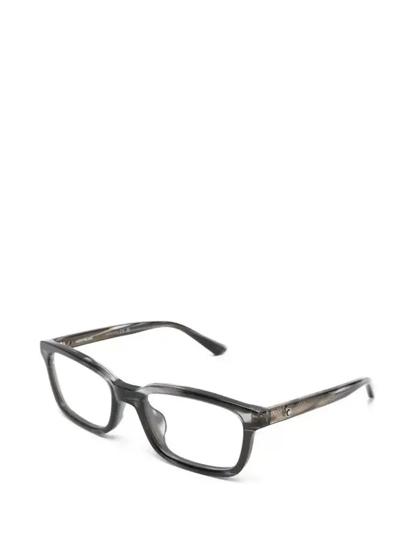 Montblanc Rectangle-frame Eyeglasses - Grey