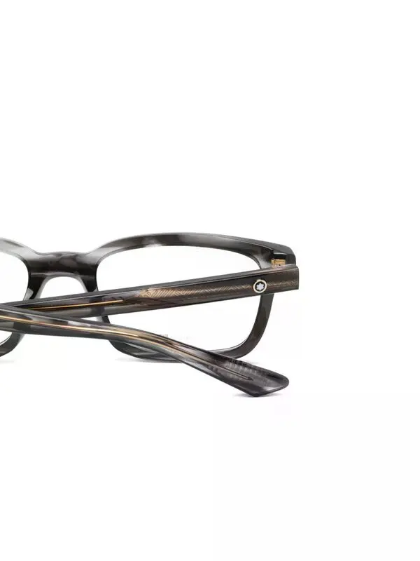 Montblanc Rectangle-frame Eyeglasses - Grey