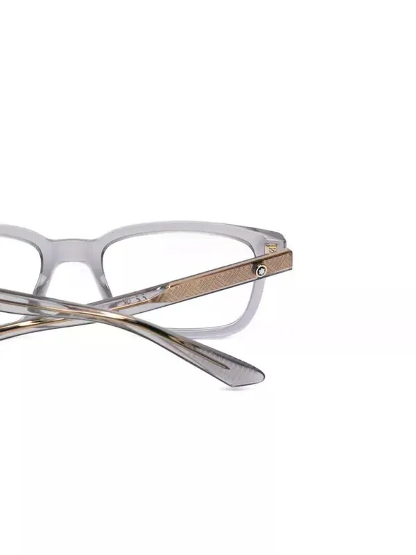Montblanc Rectangle-frame Eyeglasses - Grey