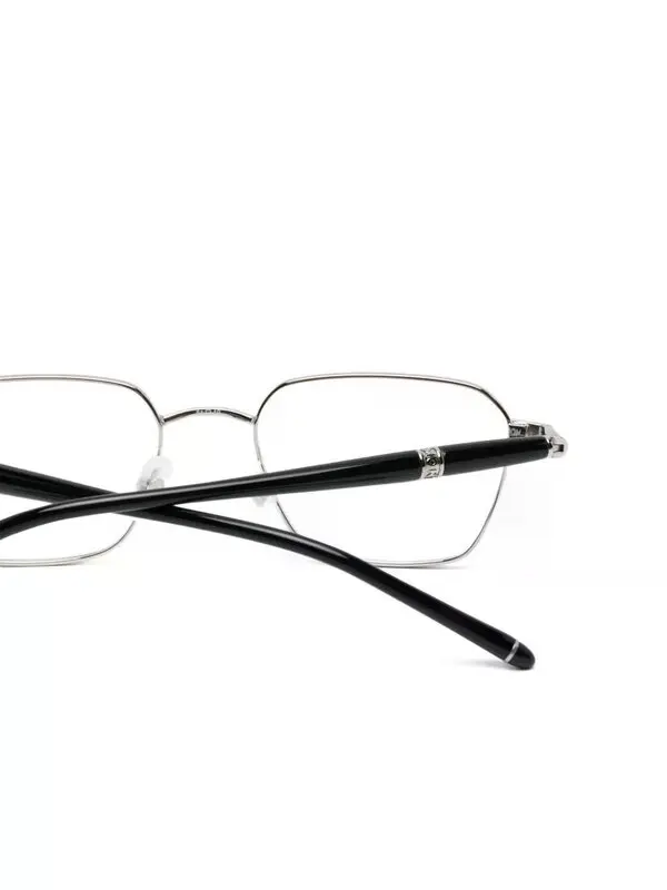 Montblanc Square-frame Eyeglasses - Silver