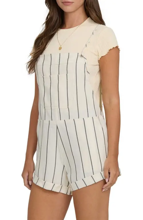 BILLABONG Striped Woven Shortalls