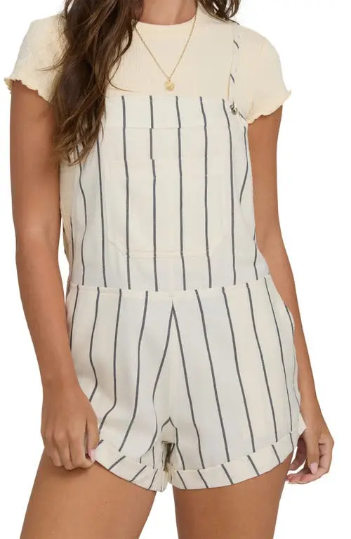 BILLABONG Striped Woven Shortalls