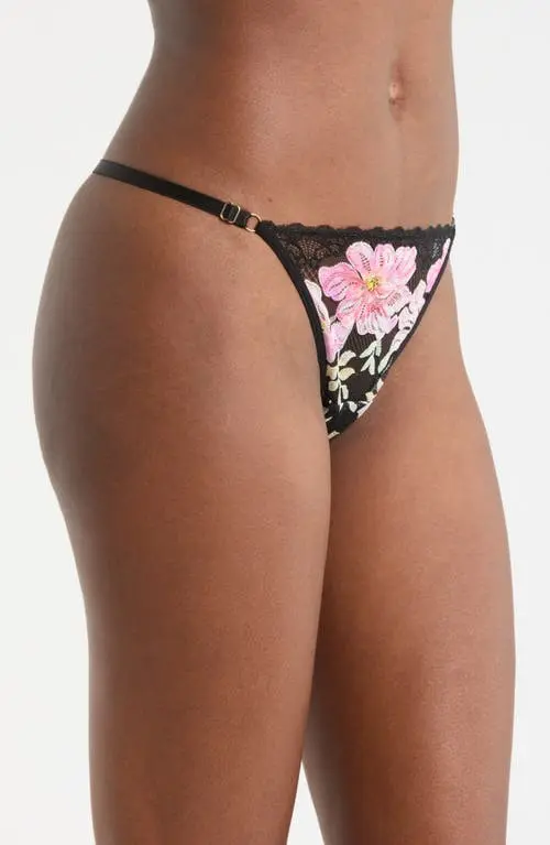 KILO BRAVA Floral Embroidered G-string - Printed Primrose