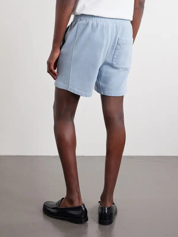 REMI RELIEF Straight-leg Cotton-jersey Shorts