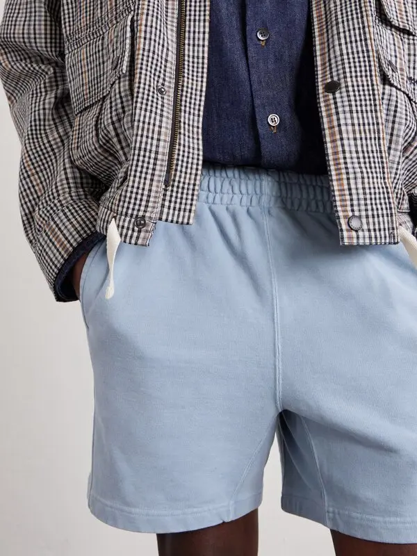 REMI RELIEF Straight-leg Cotton-jersey Shorts