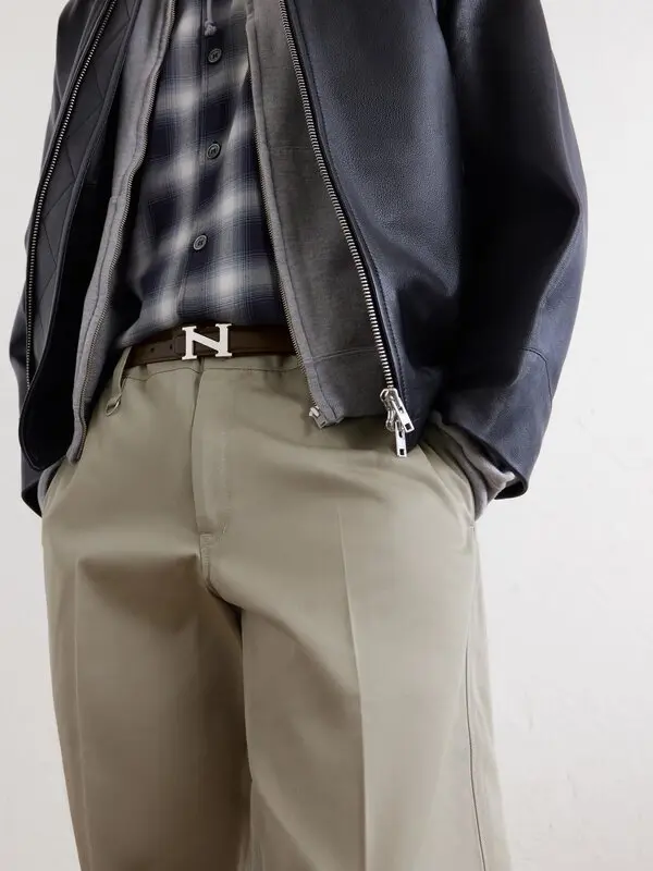 NEIGHBORHOOD 2cm Leather Belt
