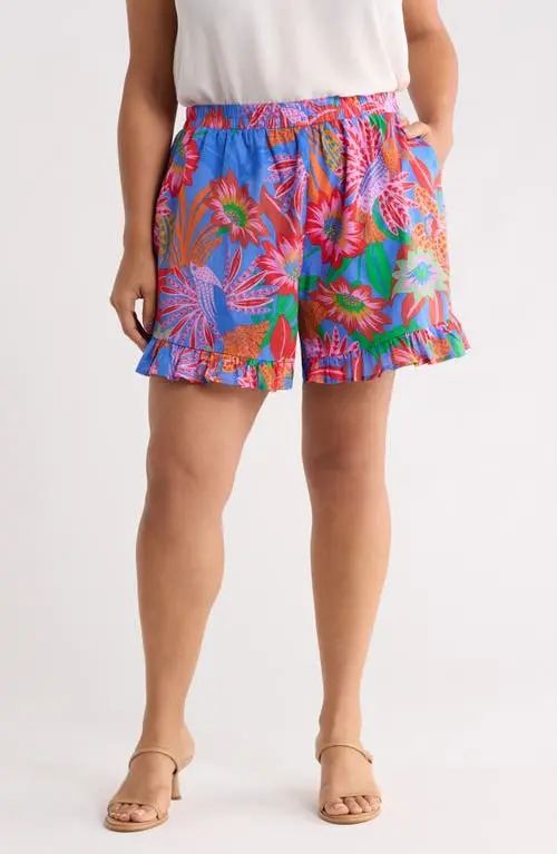 SUGARLIPS Floral High-waist Shorts