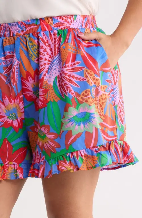 SUGARLIPS Floral High-waist Shorts