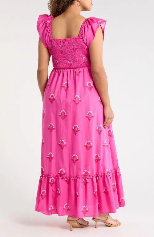 SUGARLIPS Scarlett Floral Mazy Cotton Maxi Dress