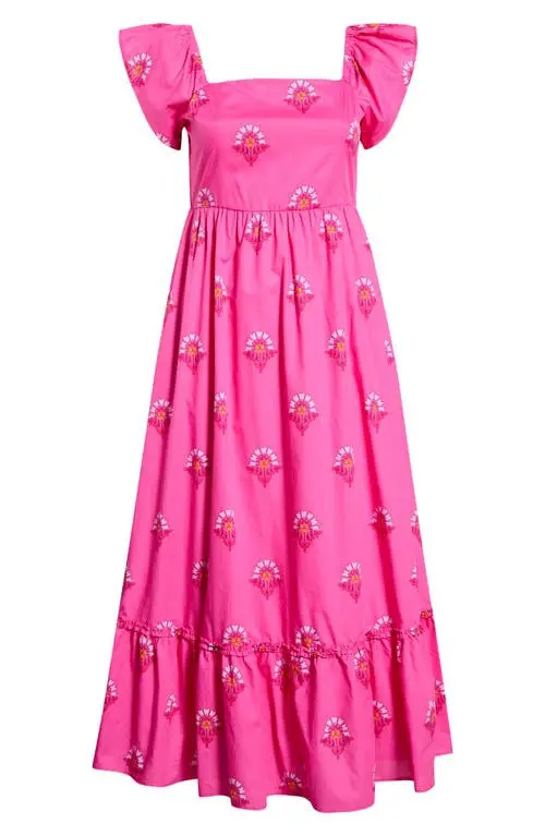 SUGARLIPS Scarlett Floral Mazy Cotton Maxi Dress