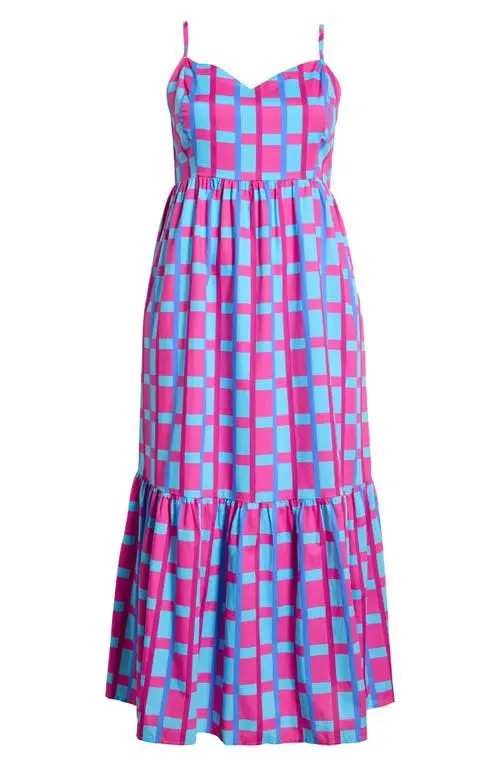 SUGARLIPS Brush Cabana Flowy Maxi Dress