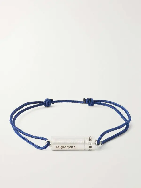 Le Gramme 5g Sterling Silver Woven Bracelet