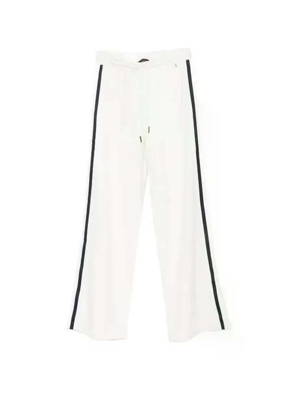 TWINSET Side-stripe Track Pants - White