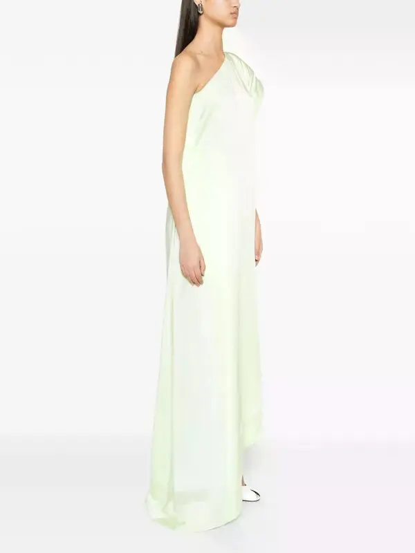 Stella McCartney One-shoulder Maxi Dress - Green