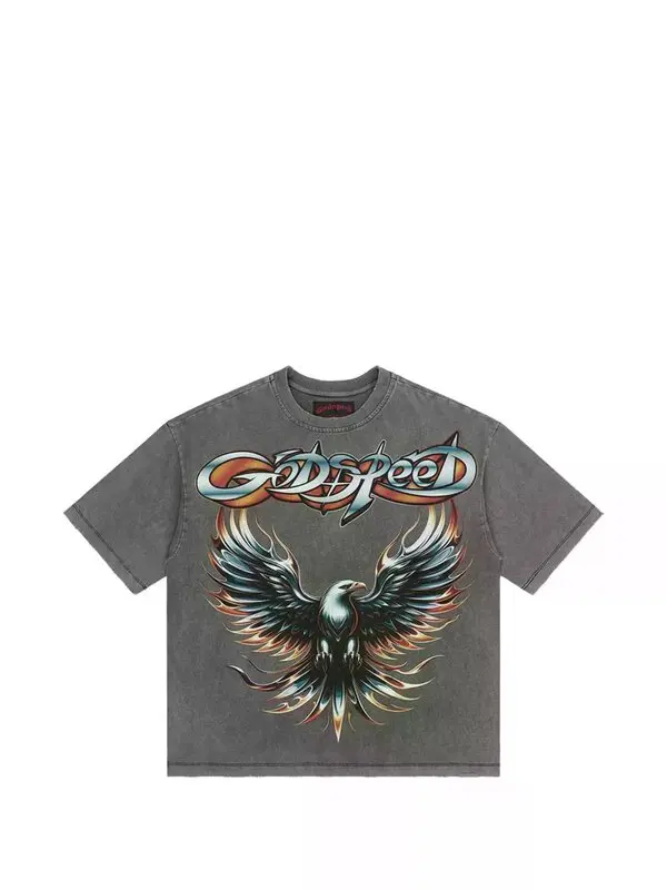 GODSPEED Eagle Eye Graphic-print T-shirt - Grey
