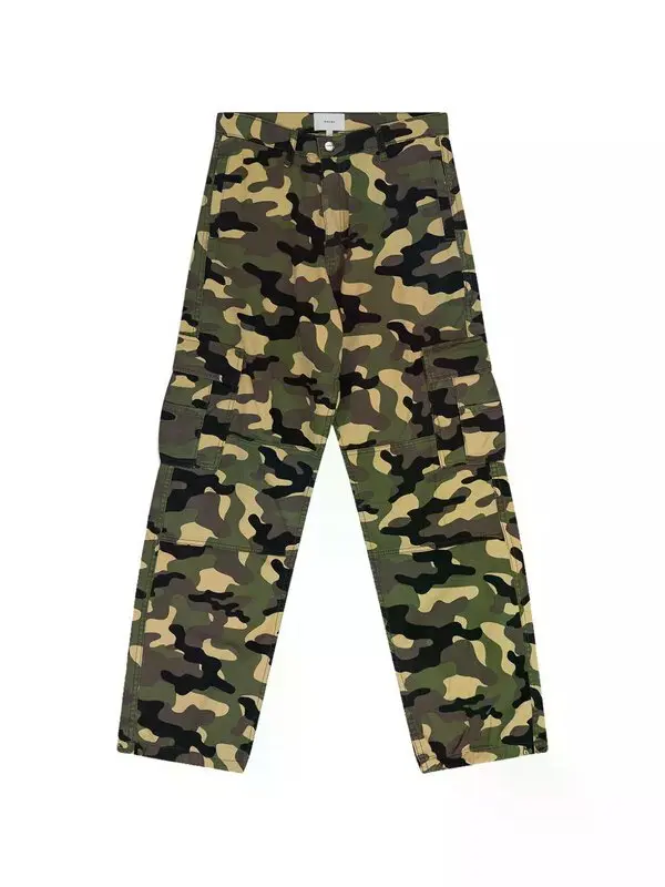 Rhude Linares Camouflage-print Cargo Pants - Green
