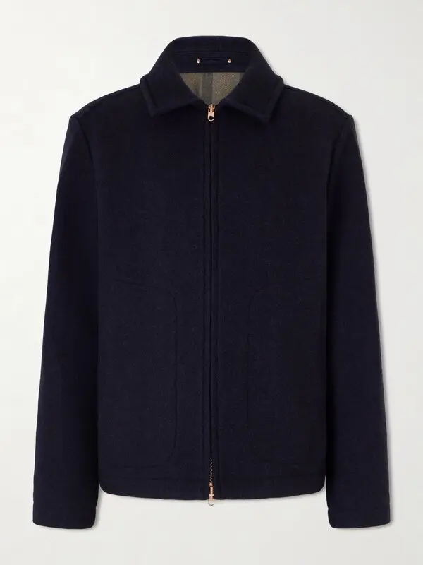Private White V.c. Civvy Merino Wool And Cashmere-blend Jacket
