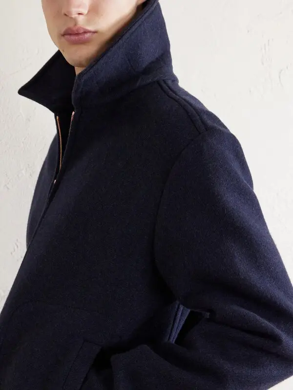 Private White V.c. Civvy Merino Wool And Cashmere-blend Jacket
