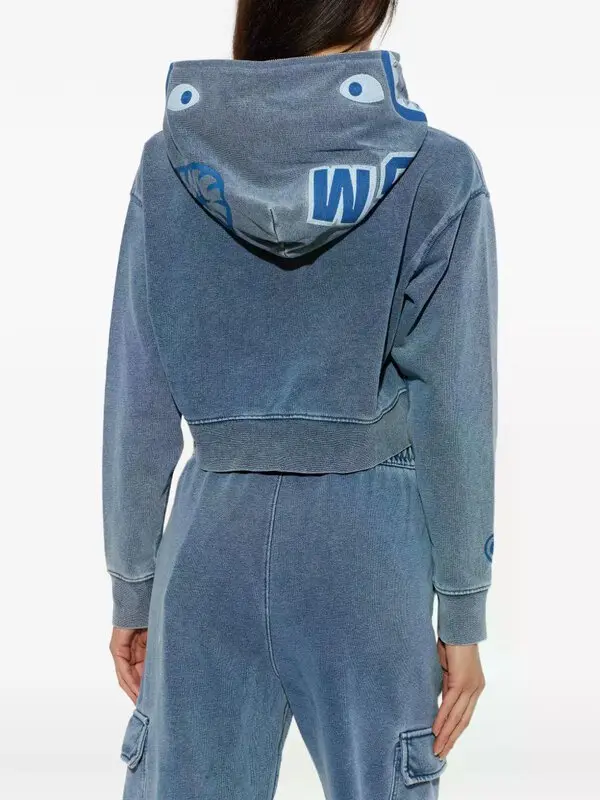 A BATHING APE Shark Cropped Hoodie