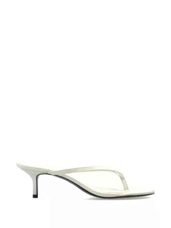 BLACK SUEDE STUDIO Tash 50 Thong Sandals - Neutrals