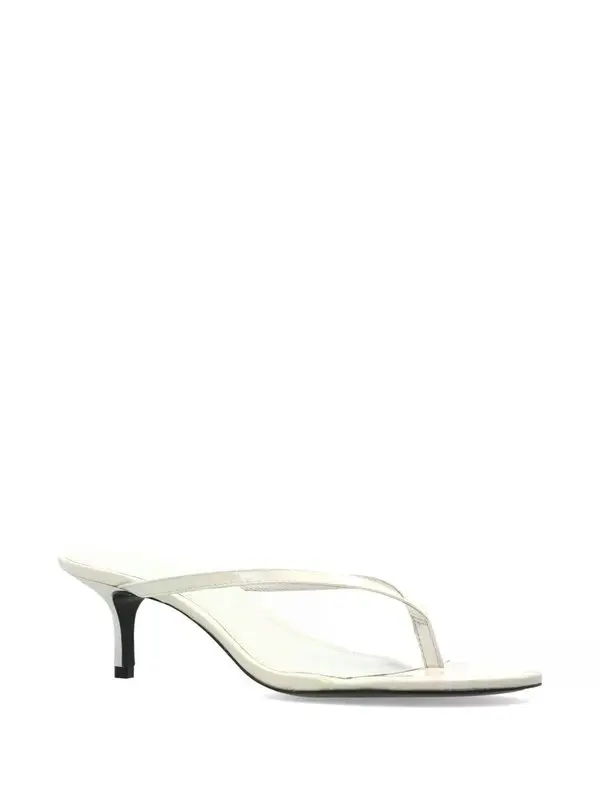 BLACK SUEDE STUDIO Tash 50 Thong Sandals - Neutrals