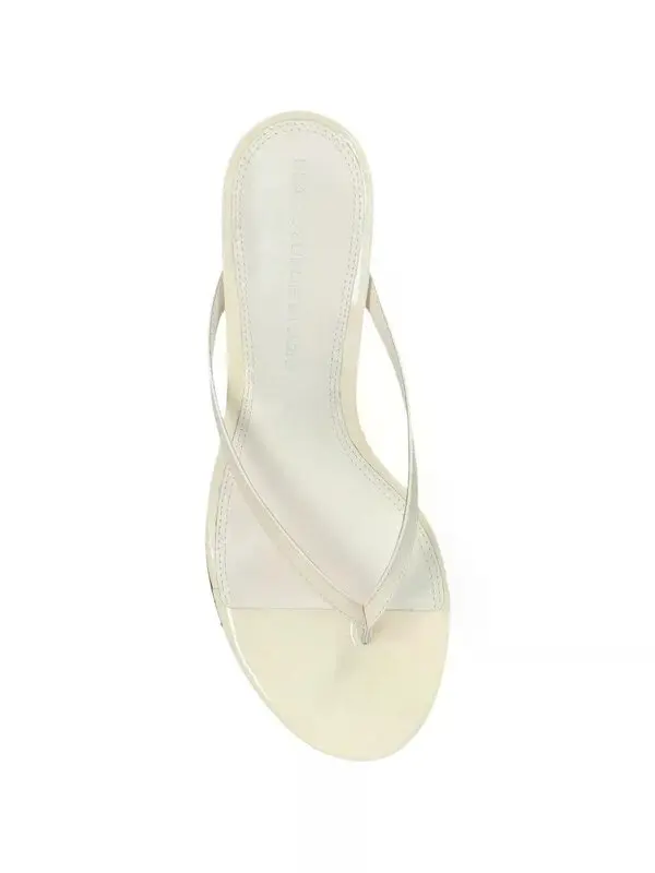 BLACK SUEDE STUDIO Tash 50 Thong Sandals - Neutrals