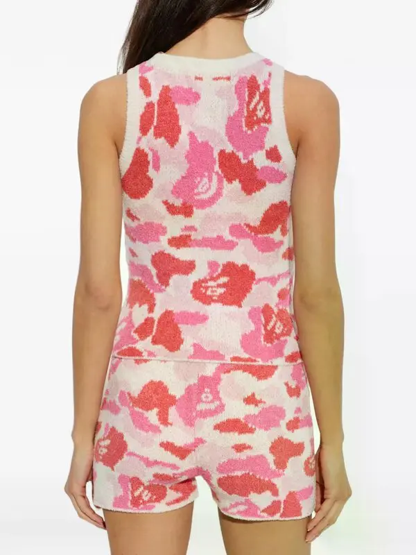 A BATHING APE Camouflage-pattern Tank Top