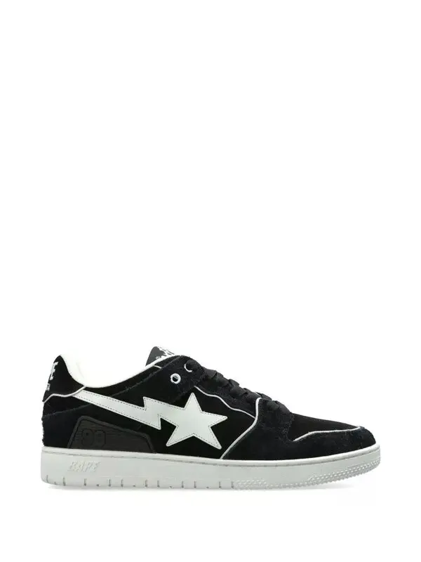A BATHING APE Sk8 Sta #2 M2 Star-patch Sneakers - Black