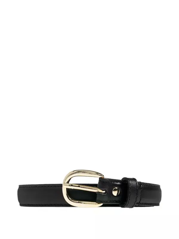 A.p.c. Buckle-fastening Leather Belt - Black