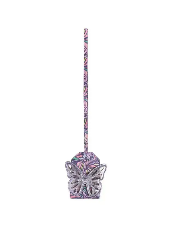 Kurt Geiger Butterfly-patch Lanyard - Purple