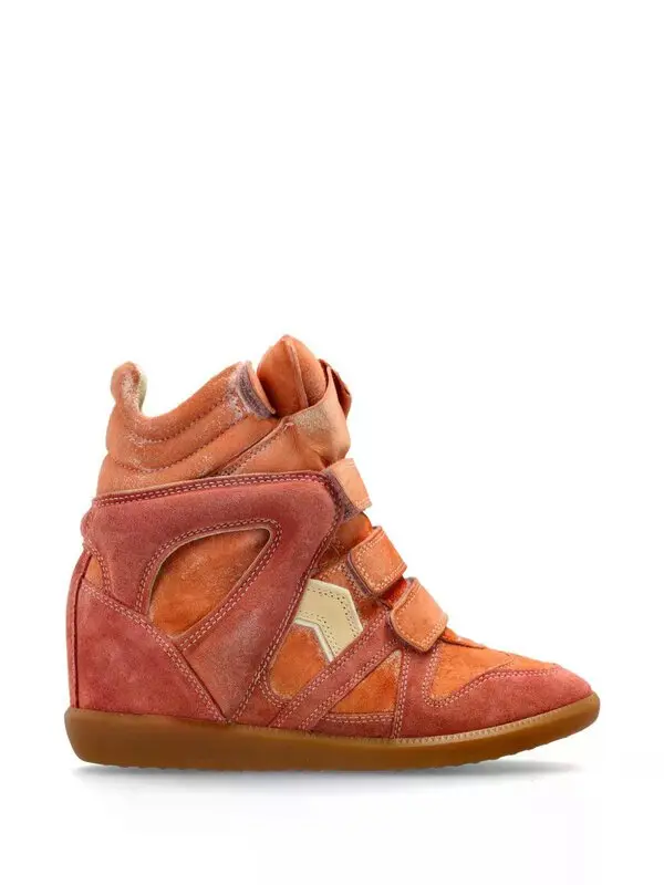 Isabel Marant Balskee Wedge Sneakers - Orange