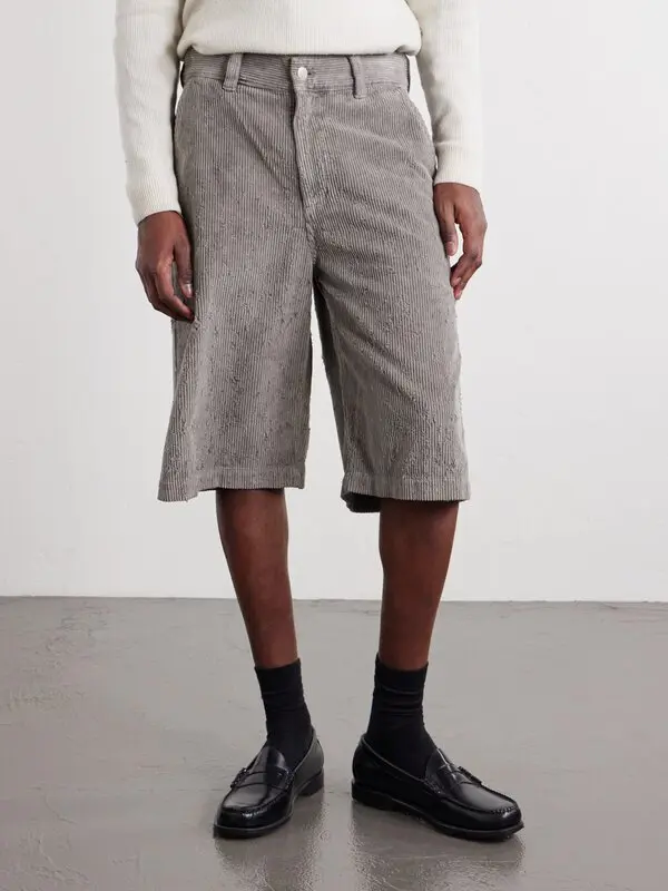 MFPEN Edition Straight-leg Cotton-corduroy Shorts
