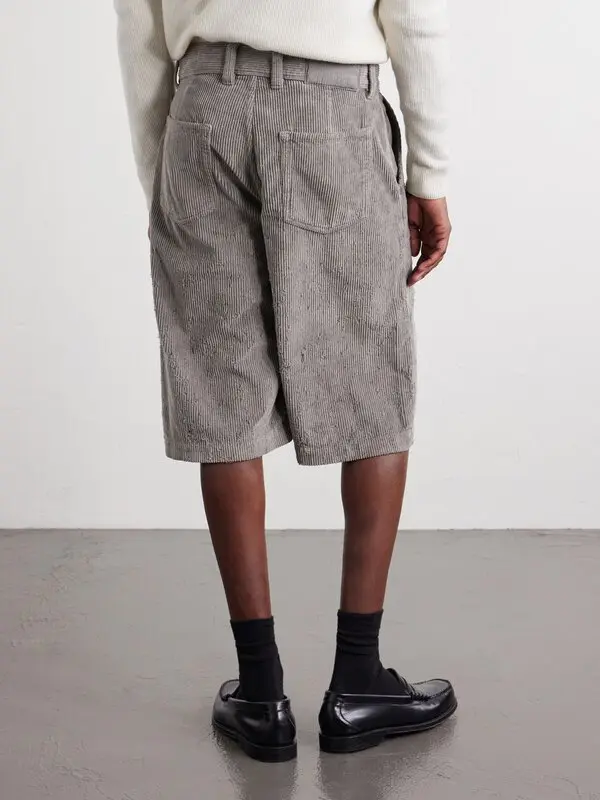 MFPEN Edition Straight-leg Cotton-corduroy Shorts