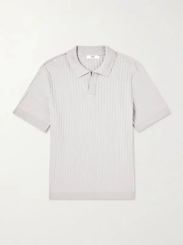 Mr P. Knitted Cotton Polo Shirt