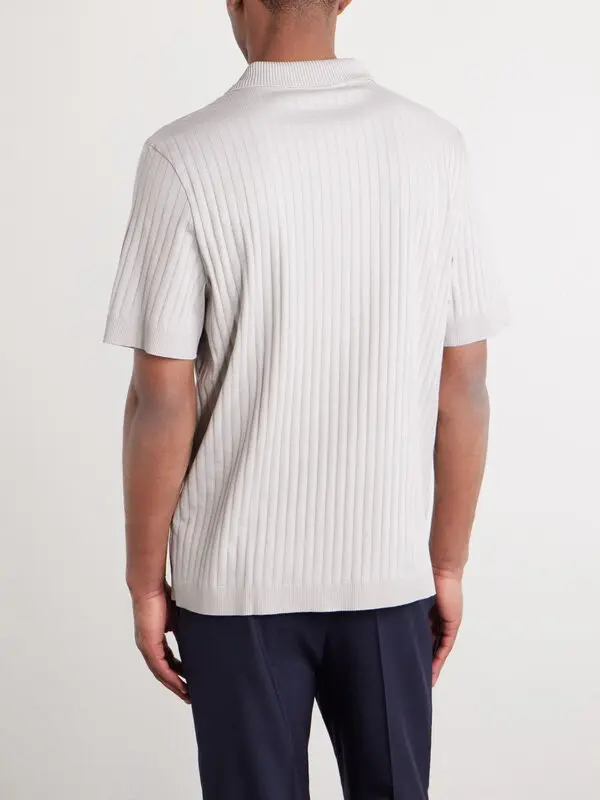 Mr P. Knitted Cotton Polo Shirt