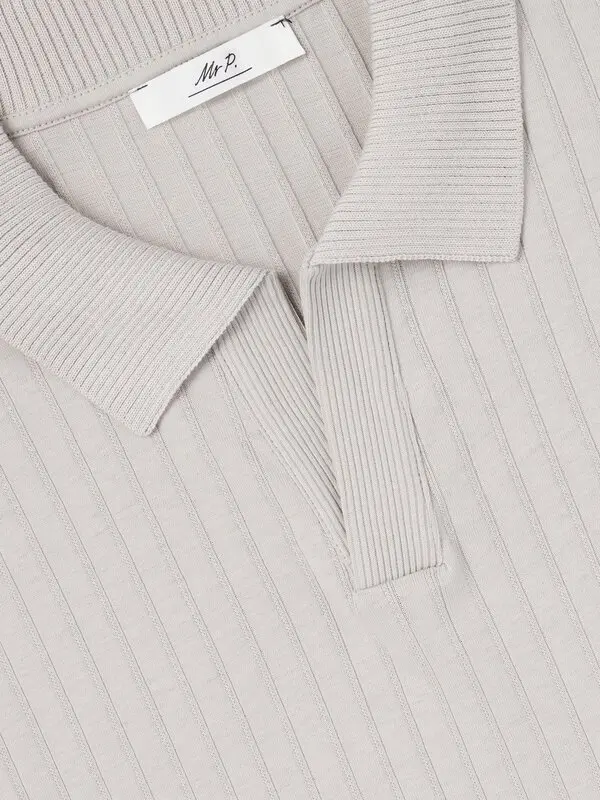 Mr P. Knitted Cotton Polo Shirt