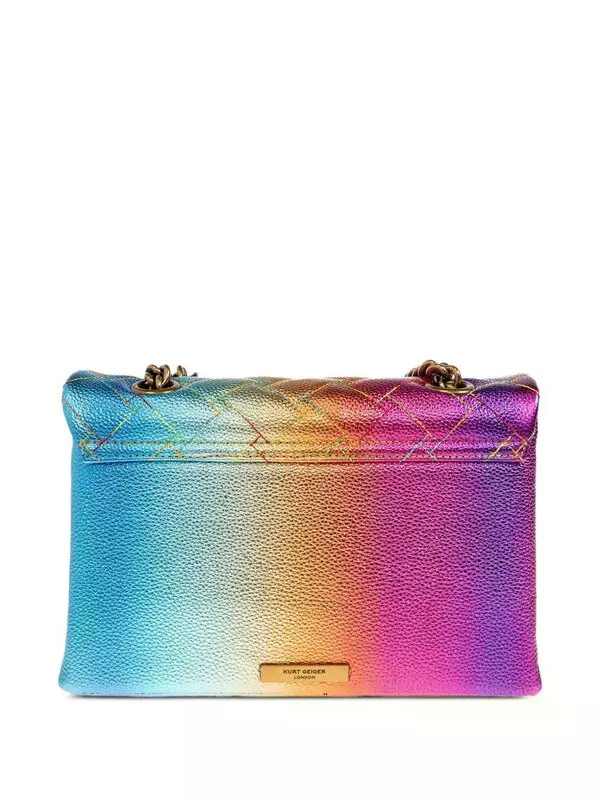 Kurt Geiger Mini Kensington Quilted Leather Tote - Pink