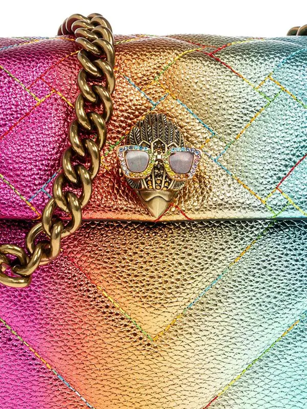 Kurt Geiger Mini Kensington Quilted Leather Tote - Pink