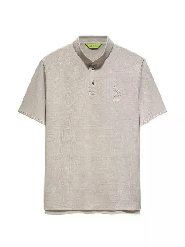 Shanghai Tang Tang Horse Polo Shirt - Neutrals