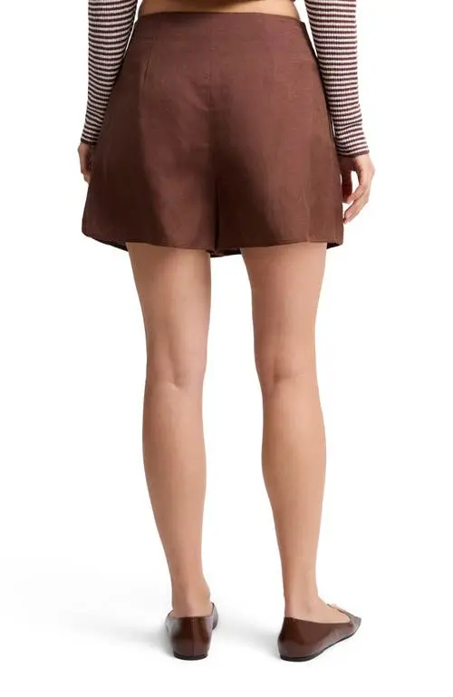 Onia Air Linen Wide Leg Short