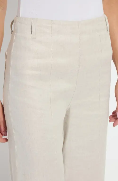 Lyssé Gabriela High-waist Linen-blend Pants