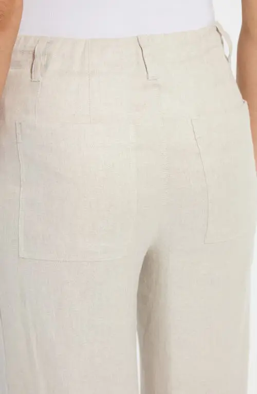 Lyssé Gabriela High-waist Linen-blend Pants