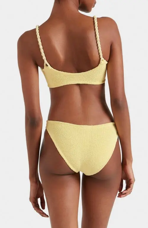 Hunza G Phoebe Two-piece Bikini Swimsuit - Butter