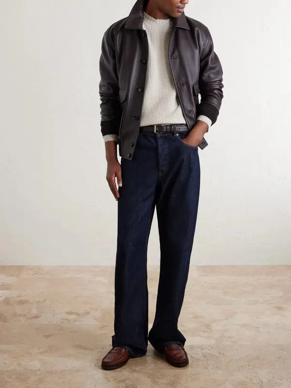 John Smedley Bill Nighy Cashmere And Wool-blend Sweater