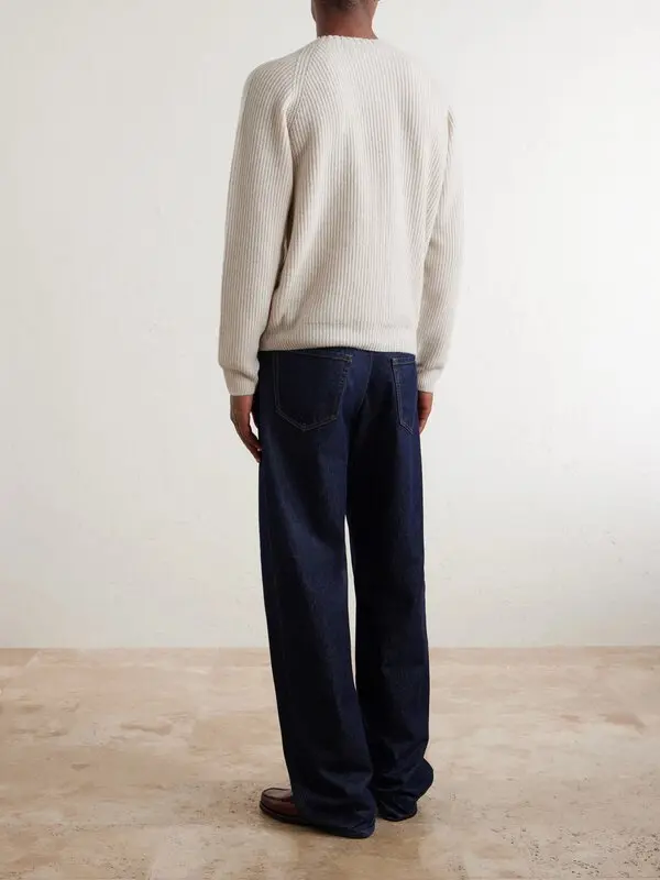 John Smedley Bill Nighy Cashmere And Wool-blend Sweater