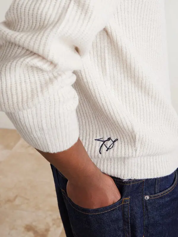 John Smedley Bill Nighy Cashmere And Wool-blend Sweater