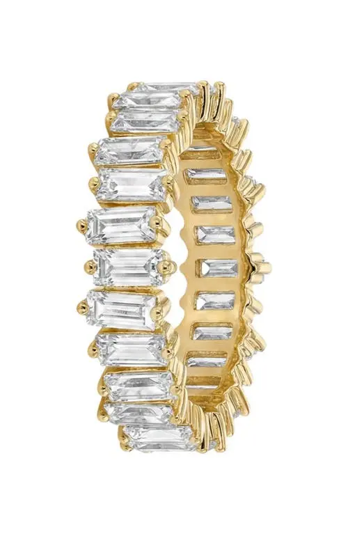 Argento Vivo Cubic Zirconia Baguette Band Ring