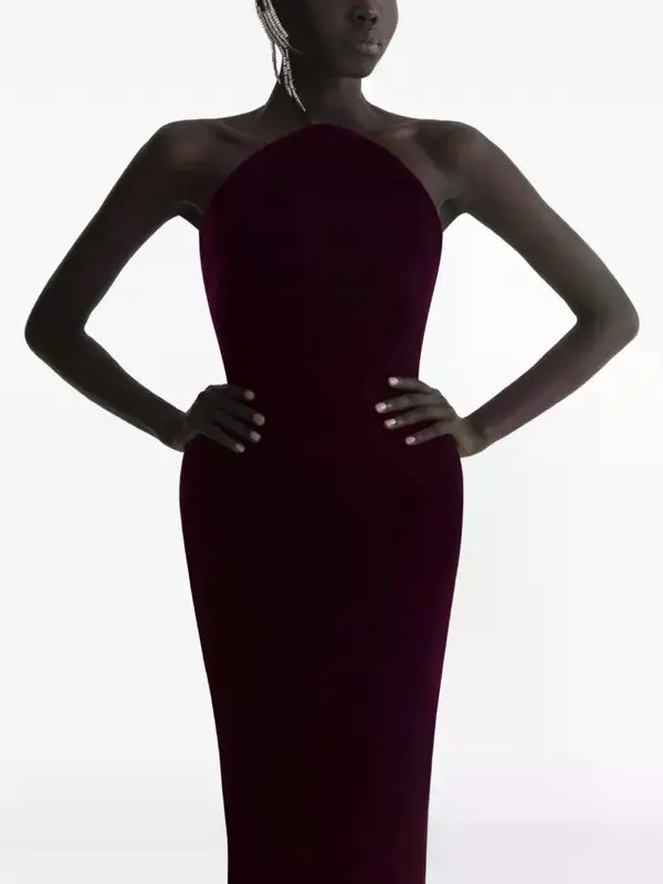 MUGLER Velvet Gown - Purple