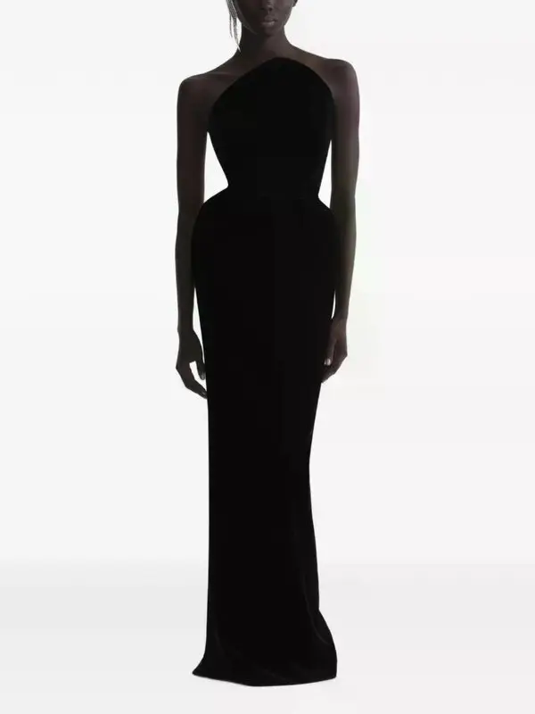 MUGLER Velvet Gown