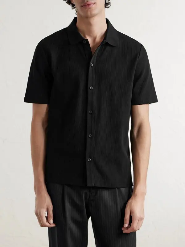 Mr P. Organic Cotton Shirt - Black